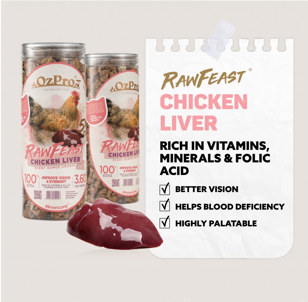 RawFeast Freeze Dried Booster Sample Pack – Chicken Liver (8g) – OzPro Pets