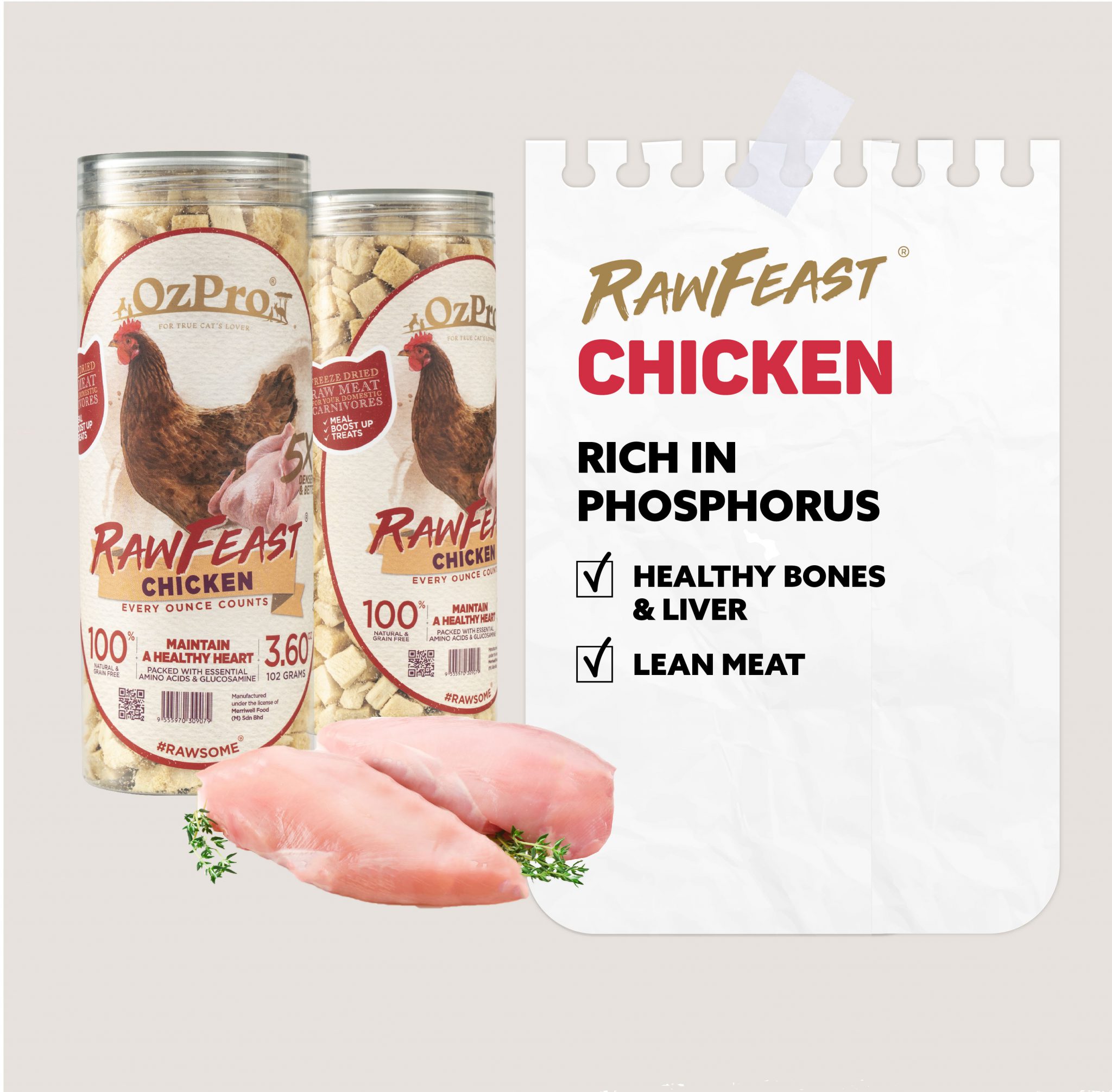 RawFeast Tri-Pack Bundle – Chicken – OzPro Pets