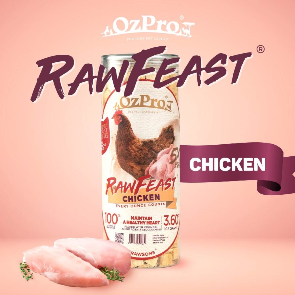 RawFeast Freeze Dried Booster – Chicken (102g) – OzPro Pets